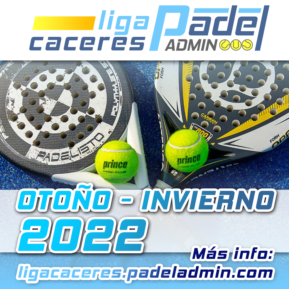 Inicio Liga Otoño Invierno Cáceres 2022 - Liga Padel Caceres